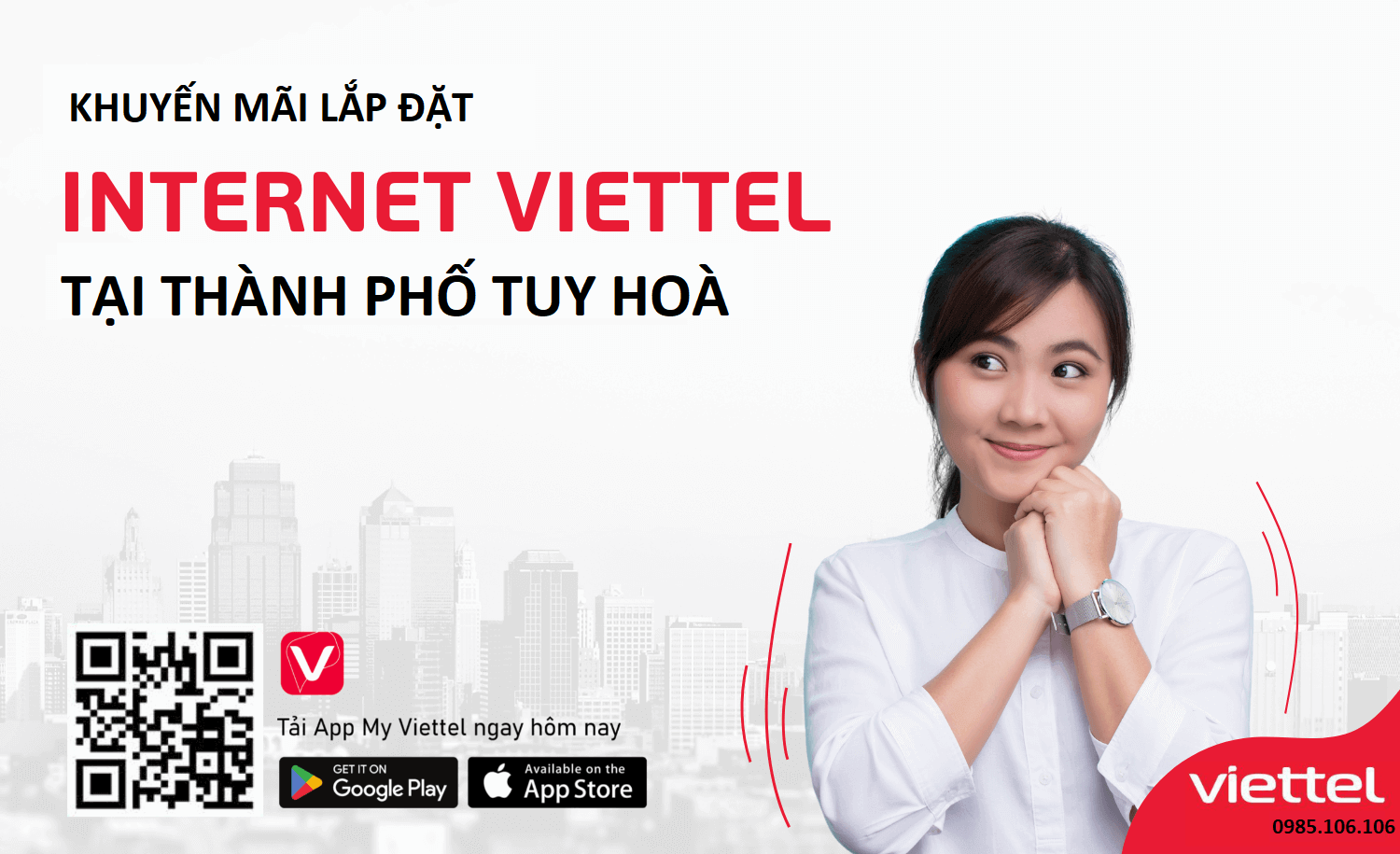 Lắp internet Viettel Tuy Hoà tặng ngay wifi-6, giảm giá lớn