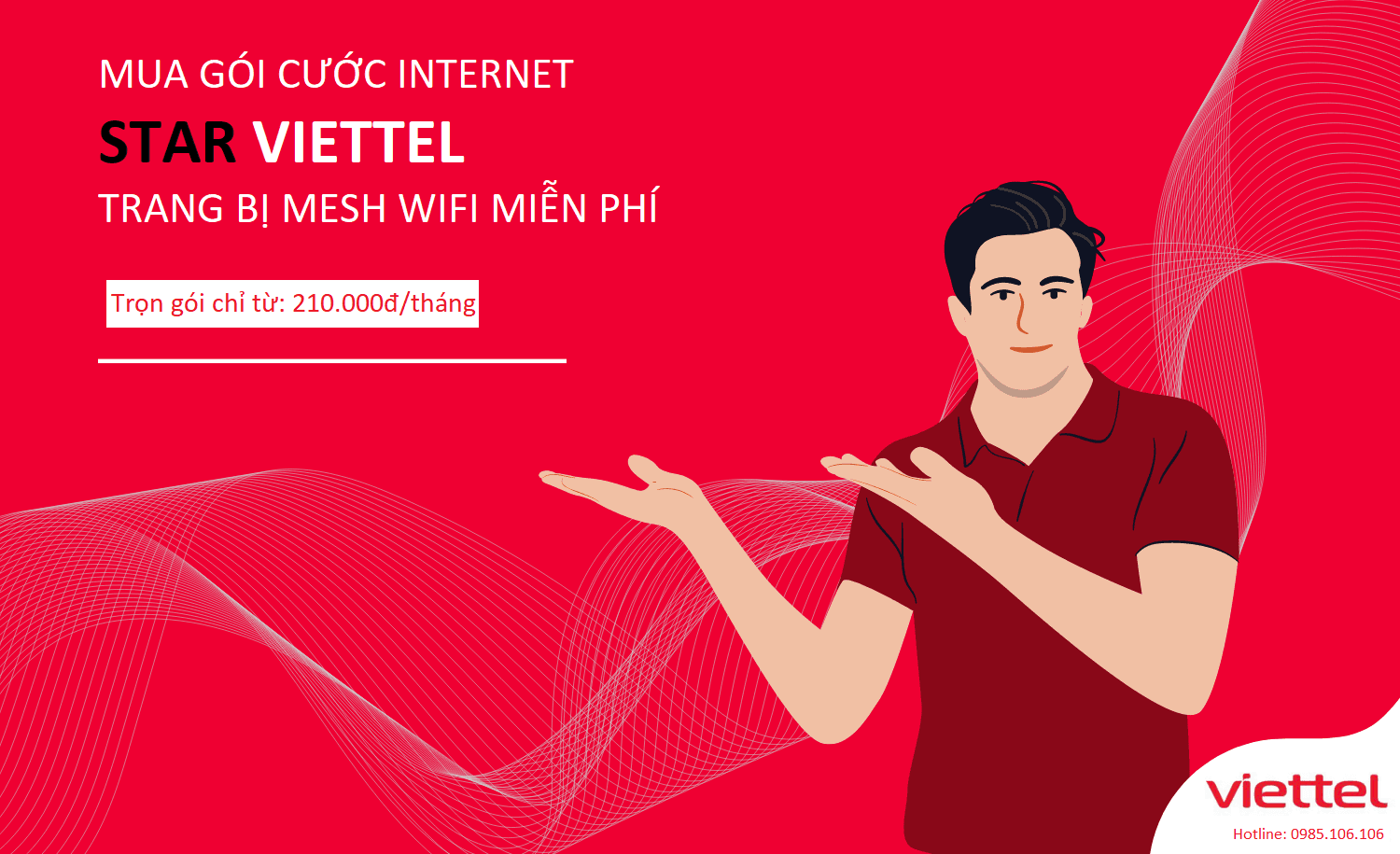Đăng ký internet Viettel Đà Lạt miễn phí, tặng wifi 6 cực mạnh
